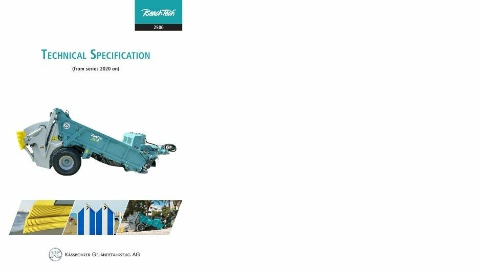 BeachTech 2500 | Beach Cleaner - BeachTech